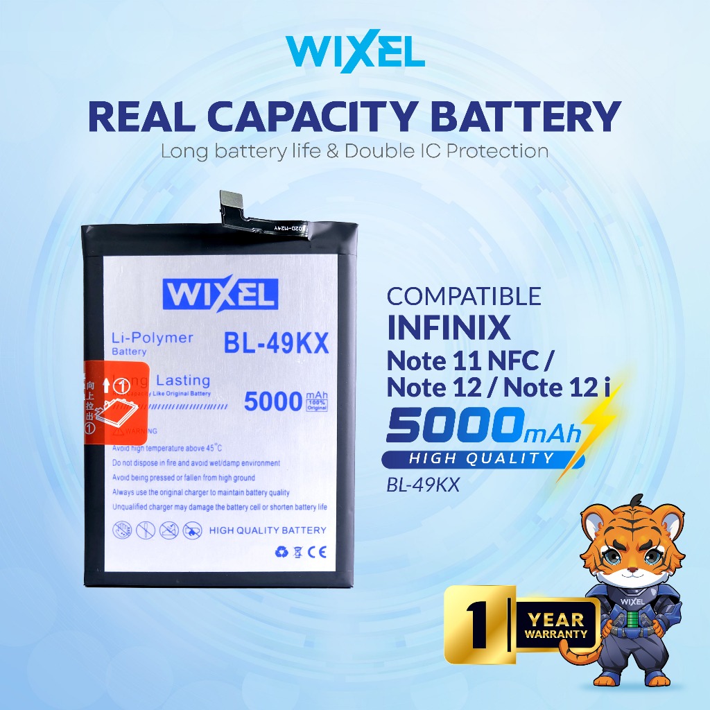 Jual WIXEL Baterai BL-49KX BL49KX Infinix Note 11 NFC X663 X663B Note ...