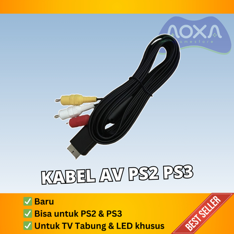 Jual Kabel AV PS2 PS3 Kabel TV Playstation 2 | Shopee Indonesia