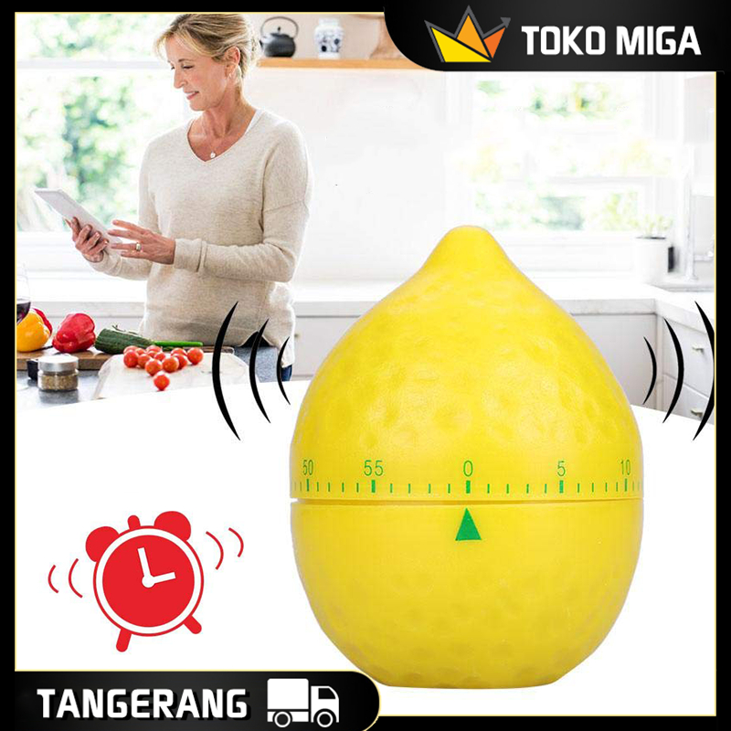 Jual Lemon Kitchen Timer Lucu Timer Buat Masak Putar Manual Timer ...