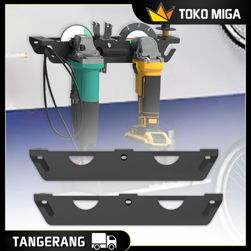Jual Angle Grinder Holder Wall Mount Bracket Bahan Baja Karbon Hanger ...