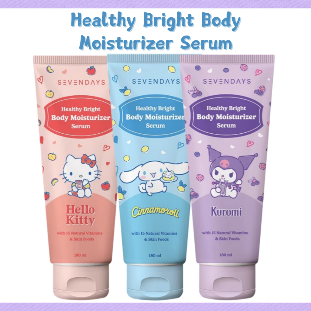 Jual Sevendays Healthy Bright Body Moisturizer Serum 180ml/Body Lotion ...