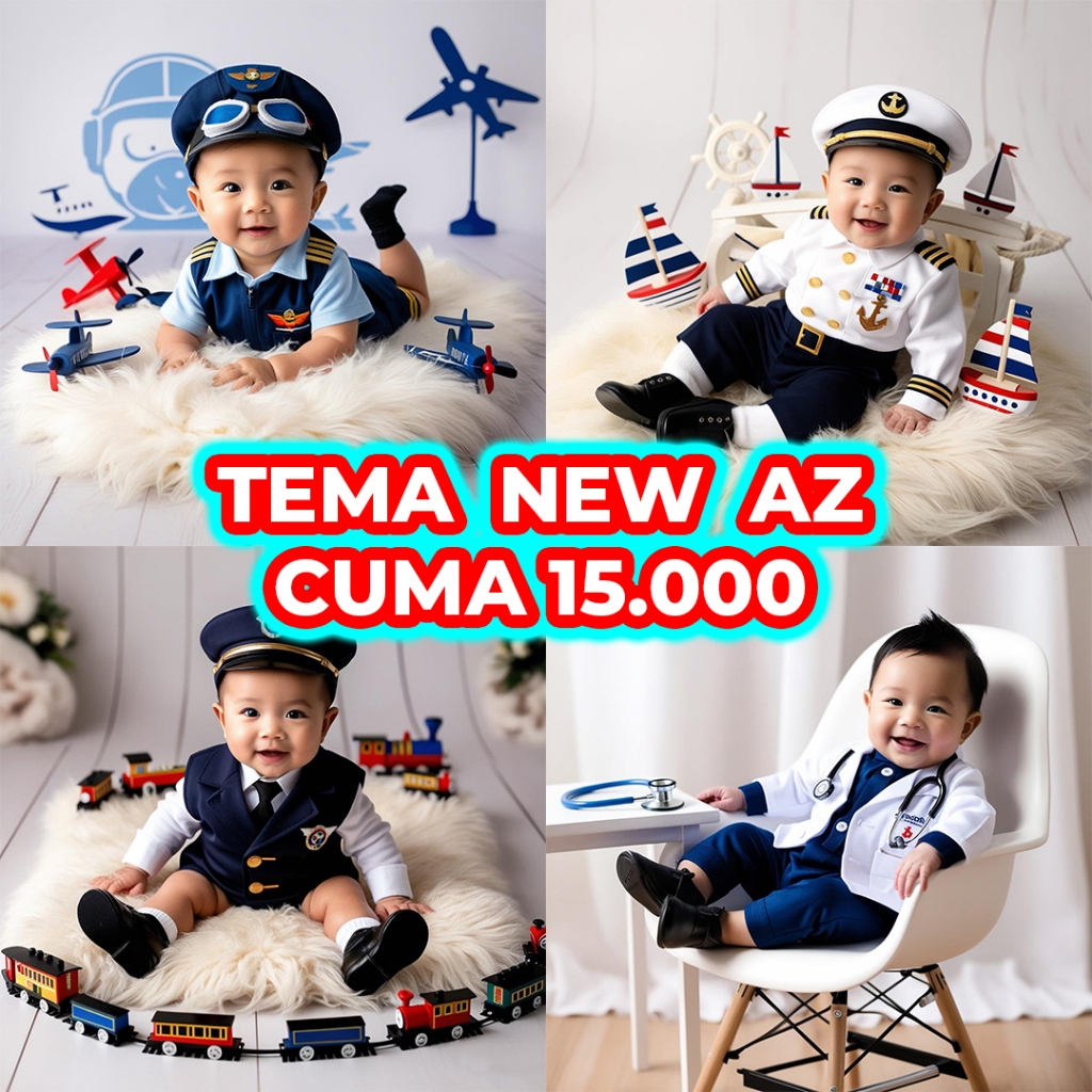 Jual Edit Foto Bayi Newborn Tema New AZ Project (1-24) | Shopee Indonesia