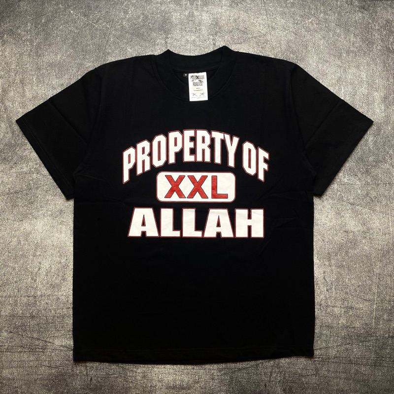 Jual Tshirt PROPERTY OF ALLAH RED LINE By Poison Tribe Official ...