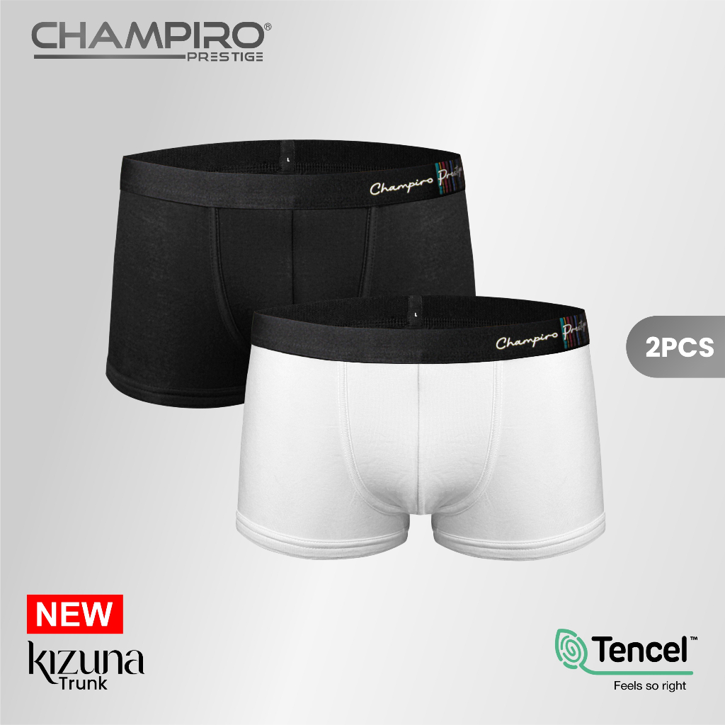 Jual CHAMPIRO PRESTIGE Celana Dalam Pria | "KIZUNA" Premium Tencel Trunk Pria isi 2 pcs CP.13203 ...