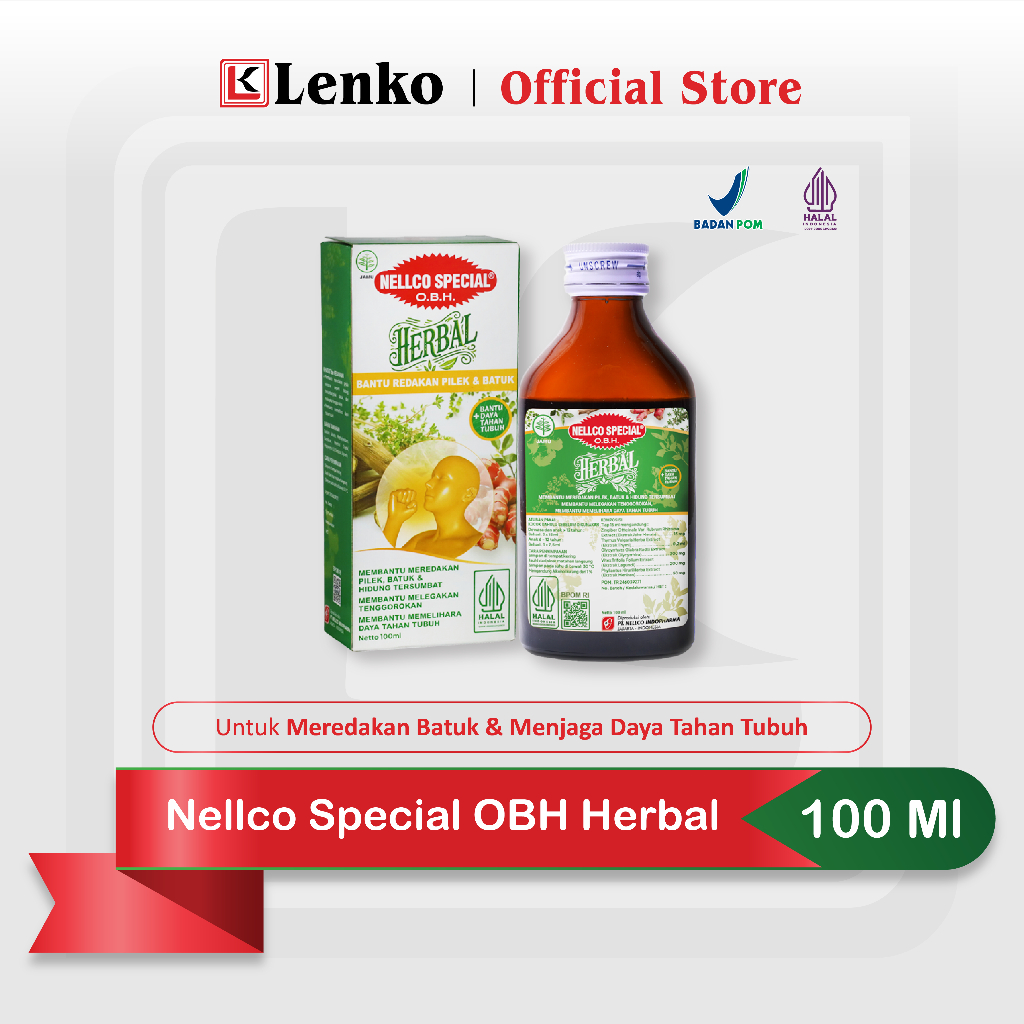 Jual Nellco Special OBH Herbal (Botol 100 ml) | Shopee Indonesia