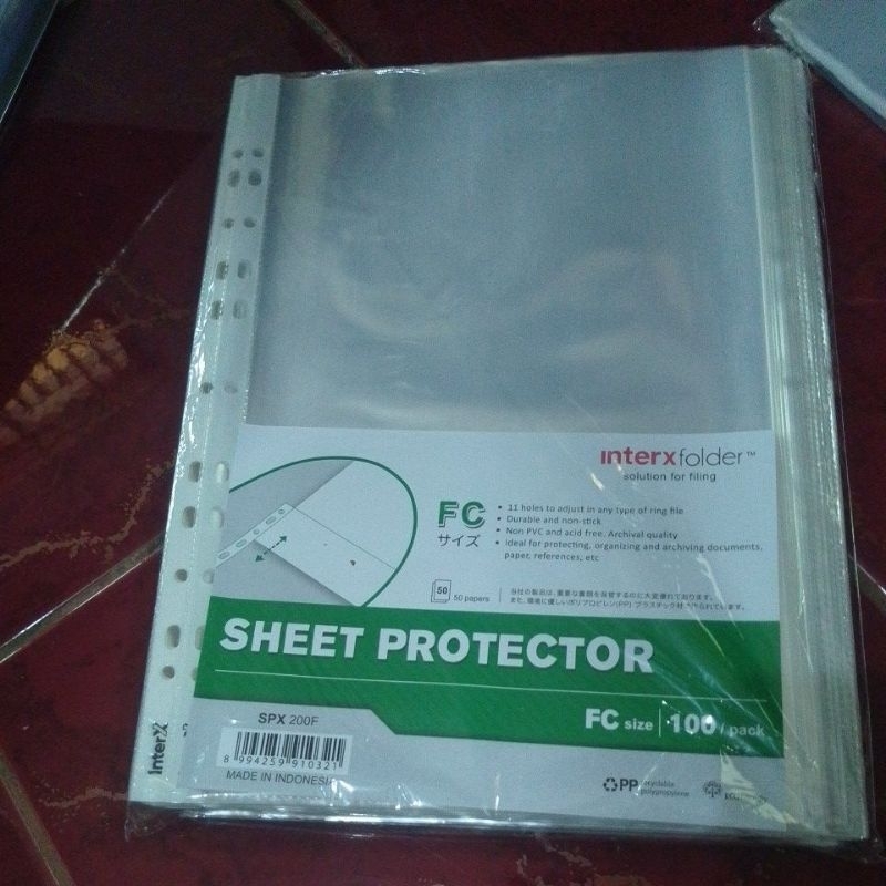 Jual Sheet Protector polio F4 | Shopee Indonesia