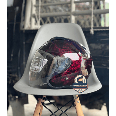 Jual HELM KYOTO CUSTOM ABSTRAK SNI ORIGINAL SKS | Shopee Indonesia