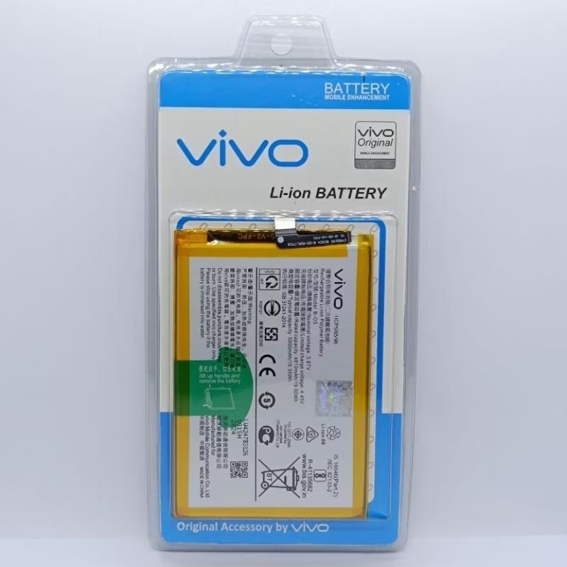 Jual Baterai Batre HP VIVO Y20 Y20s Y20i Y12s ORIGINAL 100% Model Kode ...