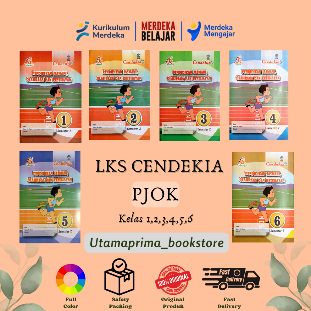 Jual LKS PJOK KELAS 1,2,3,4,5,6 CENDEKIA SEMESTER 2 EDISI REVISI | Shopee Indonesia