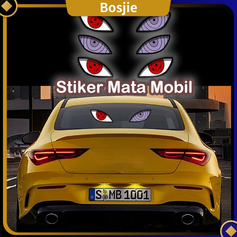 Jual Stiker Mata Mobil/Stiker Mobil Elektrik Sepeda Motor/Stiker ...