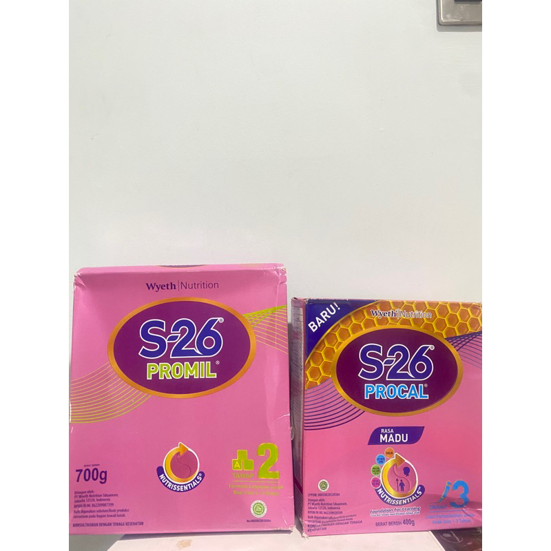 Jual S-26 Promil Tahap 2 dan Procal Tahap 3 400gr/700gr | Shopee Indonesia