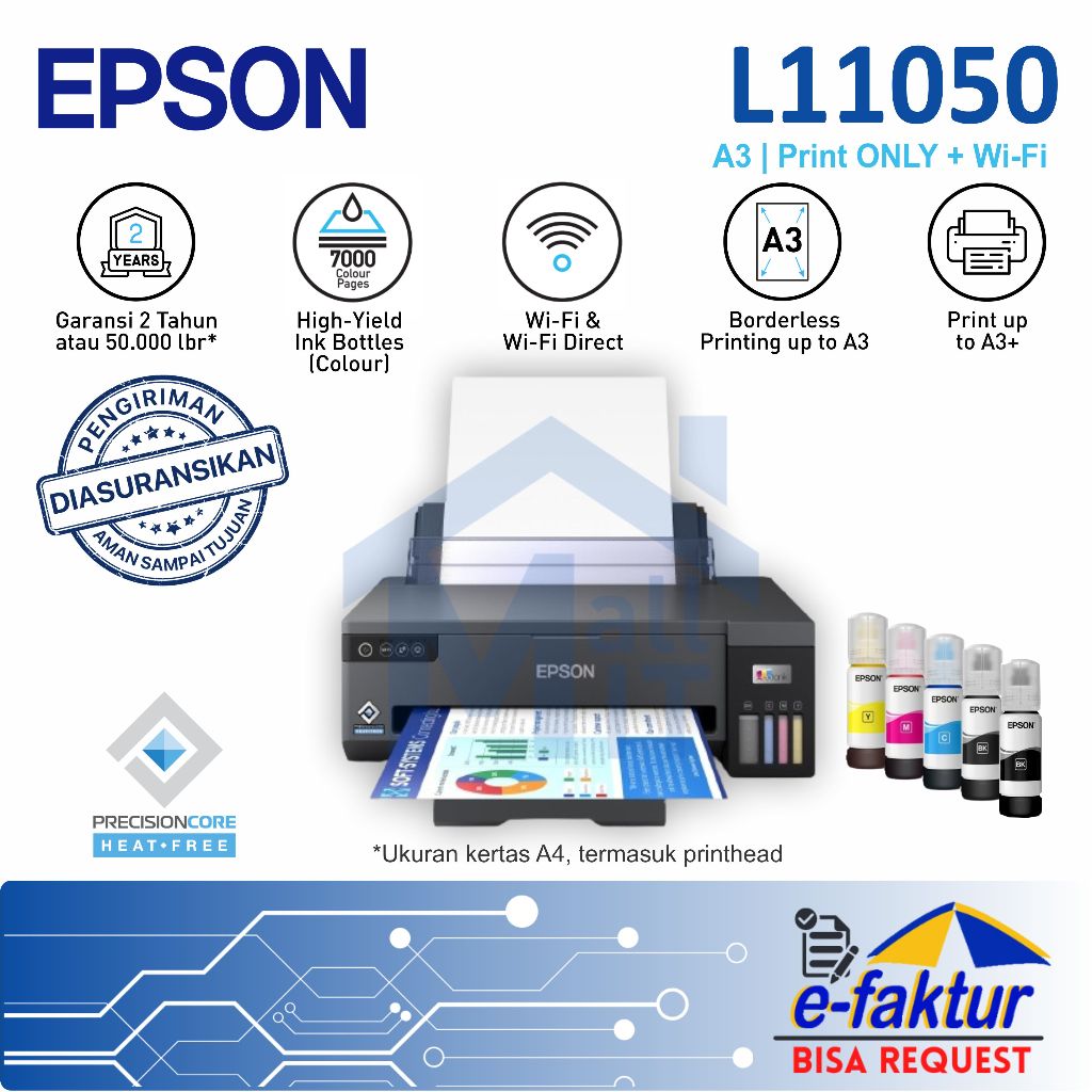 Jual MALLIT EPSON Printer Epson L11050 L-11050 L 11050 Pengganti Epson ...