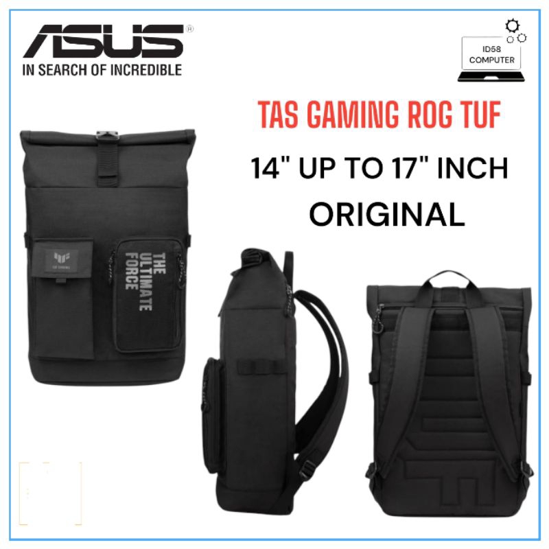 Jual TAS LAPTOP ASUS GAMING TUF ROG 14 - 17 INCH BACKPACK ORIGINAL ...