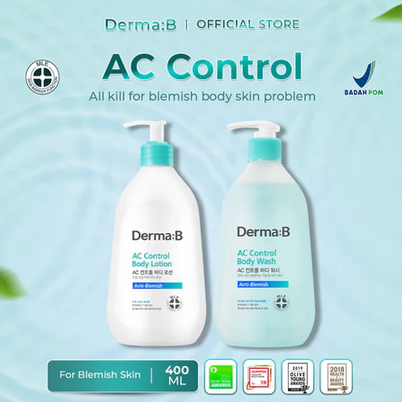 Jual Derma:B AC Control Body Wash 420ml & AC Control Body Wash Lotion ...