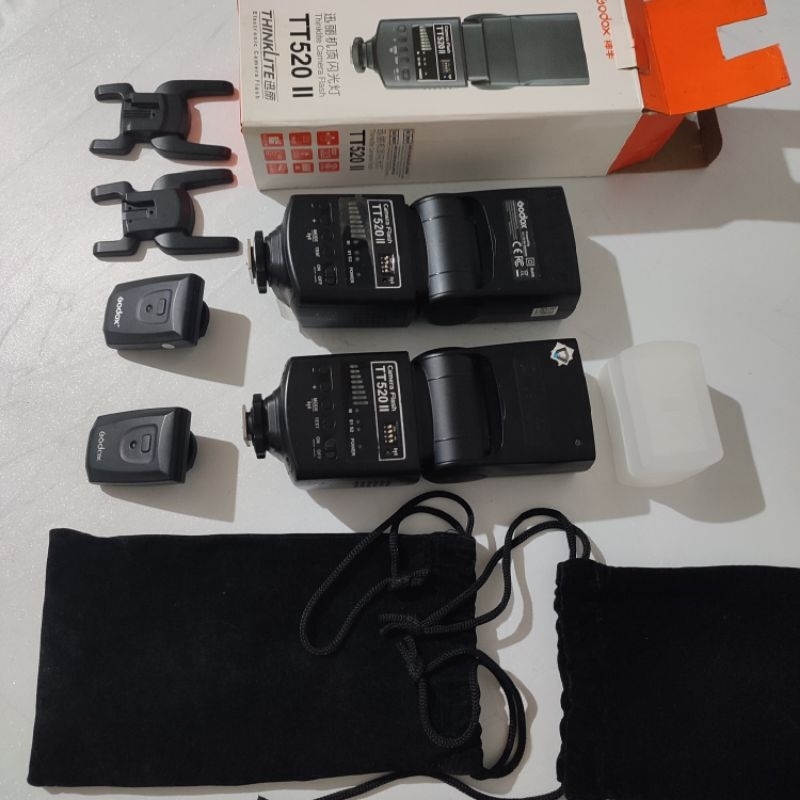 Jual Flash Godox TT520 II 2pcs | Shopee Indonesia