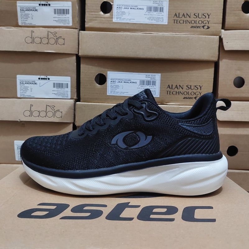 Jual Sepatu Astec Jano Running Original - Black | Shopee Indonesia