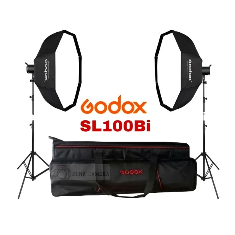 Jual Godox SL100Bi LED Video Light Bicolor Lampu Studio Foto Continuous ...