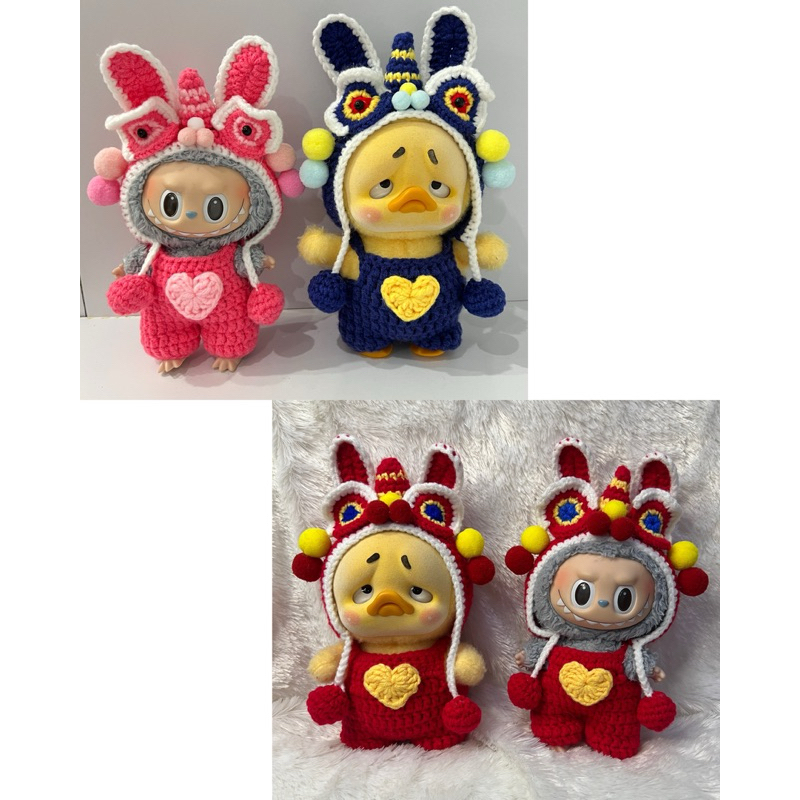 Jual Costume Labubu / Upset duck Barongsai dragon dance outfit labubu ...
