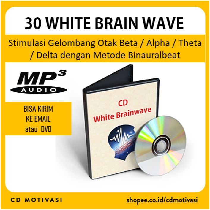Jual Audio White Brainwave (Sugesti, Self Healing, Detox, Stimulasi Gelombang Otak Alfta Theta ...