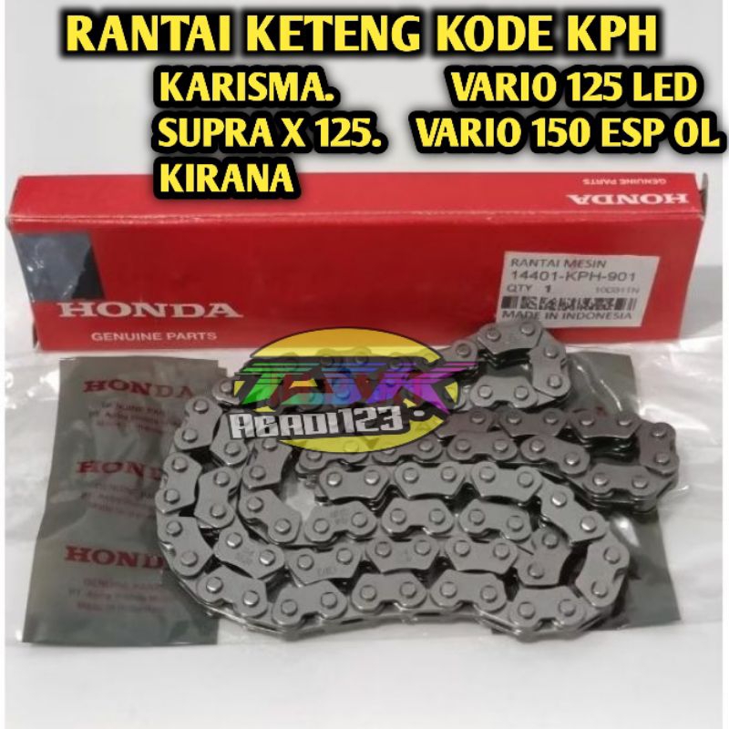 Jual RANTAI KETENG VARIO 125 LED,VARIO 150 ESP KARISMA ,SUPRA X OLD ...