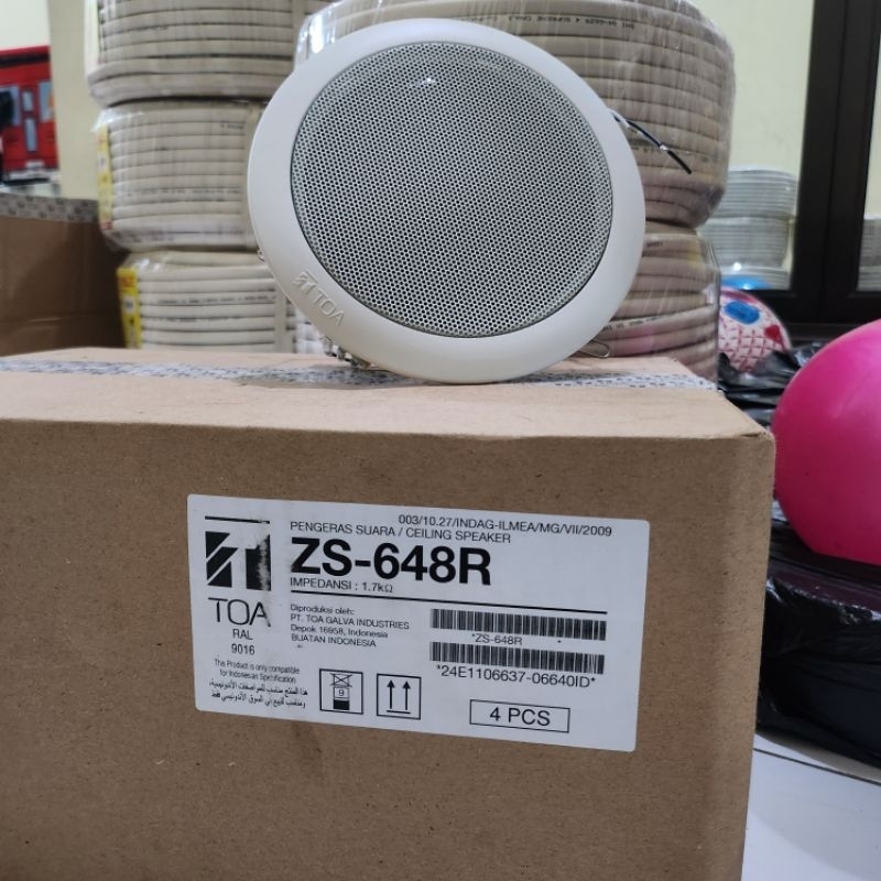 Jual TOA ZS-648R CEILING SPEAKER / SPEAKER PLAFON | Shopee Indonesia