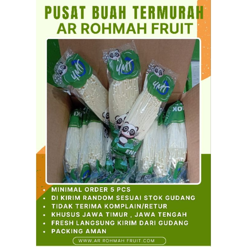 Jual Termurah! NEW Jamur Enoki Fresh Langsung Kirim Dari Gudang ...