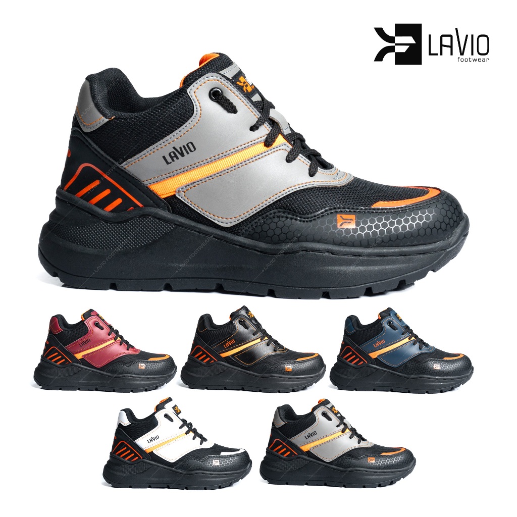 Jual Lavio Sepatu Pria Sneakers Sport Safety Kerja Original Best ...