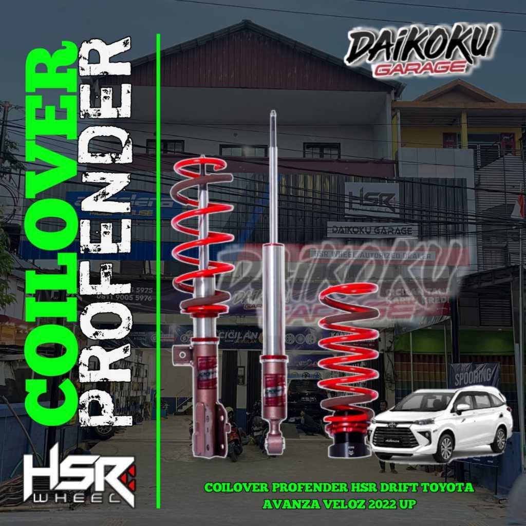 Jual COILOVER PROFENDER HSR DRIFT TOYOTA AVANZA VELOZ 2022 UP | Shopee ...