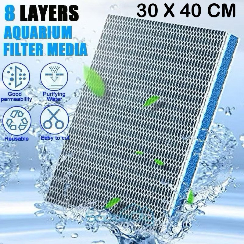 Jual BUSA FILTER 8D 30 X 40 CM MEDIA FILTER AQUARIUM PEMBERSIH FILTER ...