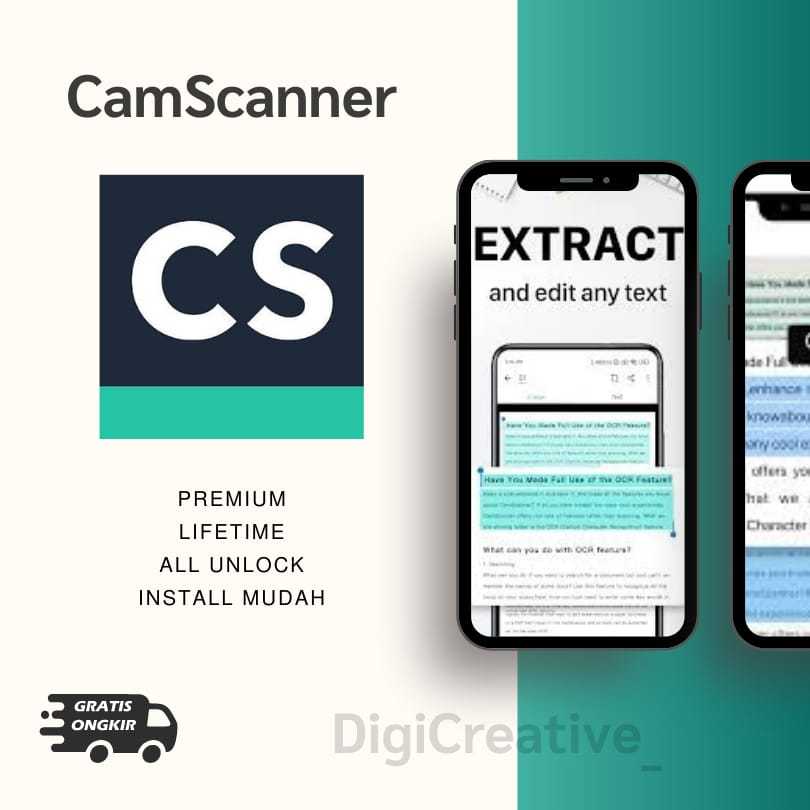 Jual APLIKASI CAM SCANNER LIFETIME - ANDROID ONLY | Shopee Indonesia