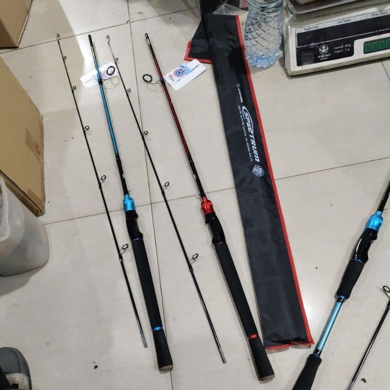 Jual joran pancing shikari spectrum type spinning atau bc 180 cm solid ...
