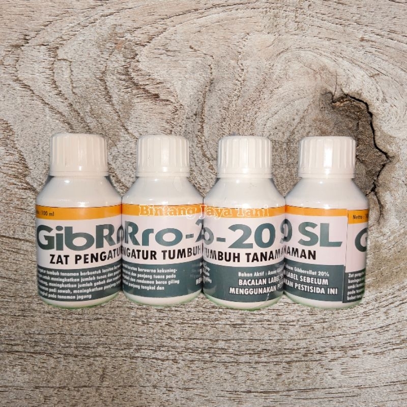 Jual ZPT GIBRO 20-SL 100 ML/ Pupuk Bahan Aktif Asam Gibberellat 20% ...