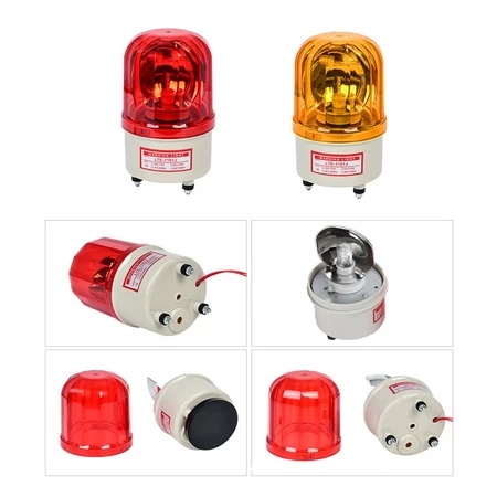 Jual Lampu Warning 220vLED Merah Kuning - Lampu Putar - Warning Light ...