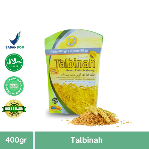 Jual Tepung Talbinah - Tepung Gandum Original 400+40 gram Thibb Nabawy ...