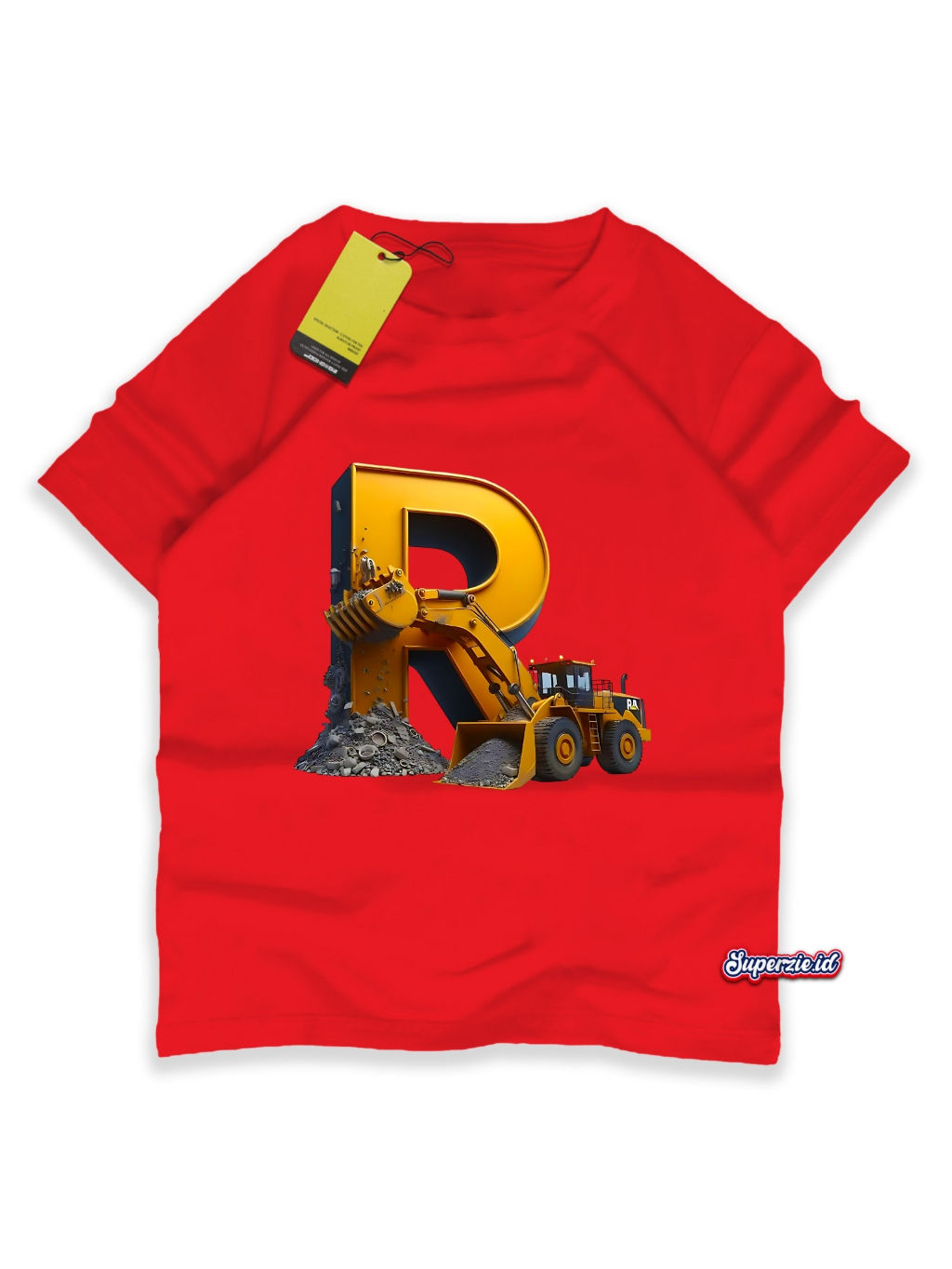 Jual RGKids Kaos Anak 3 Dimensi LakiLaki Alphabet Huruf R Beko 4-13 ...