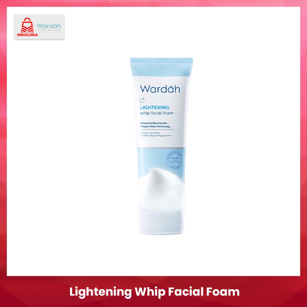 Jual Wardah Lightening Whip Facial Foam - Facial Wash dengan Advanced ...