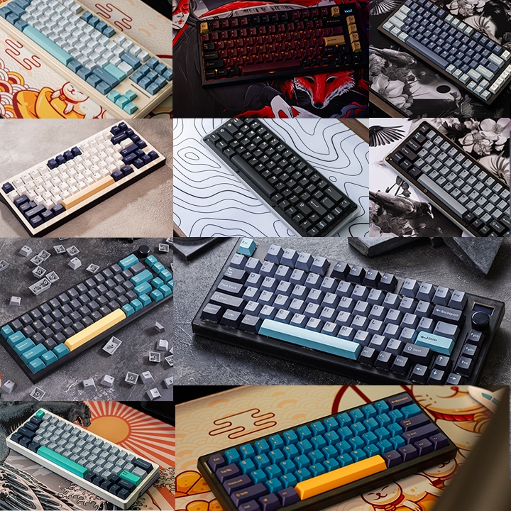 Jual Keycaps Double Shoot Oem Profile Keycap PBT For Mechanical ...