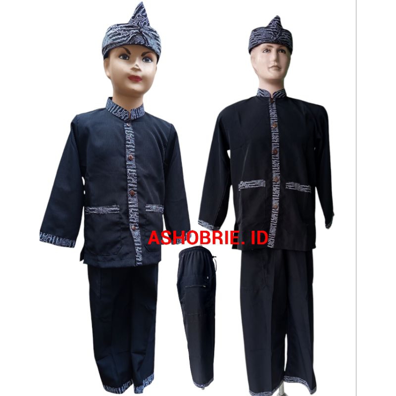 Jual Baju pangsi sunda anak Paud, TK, SD, SMP, SMA/stelan baju adat ...