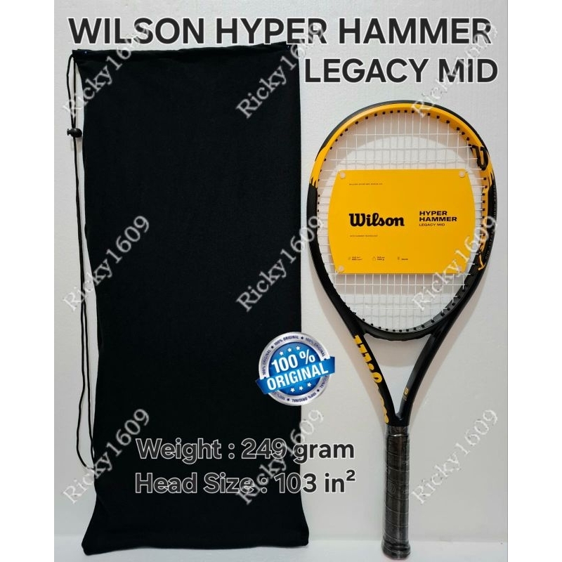 Jual RAKET TENIS WILSON HYPER HAMMER LEGACY MID - POWER LOOP GEOMETRY ...