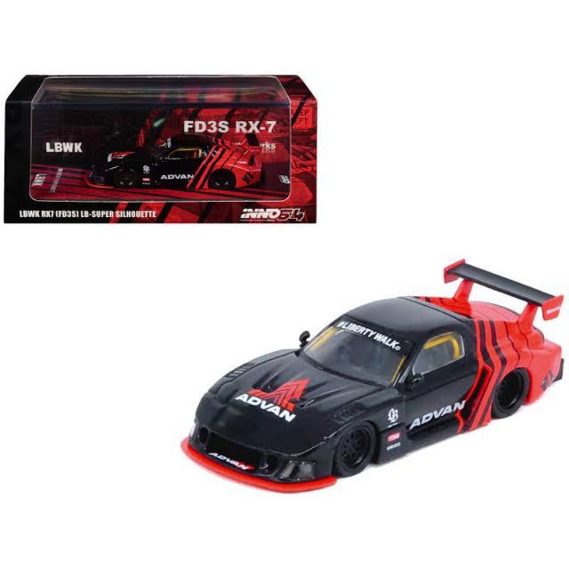 Jual Inno64 Mazda RX-7 RX7 (FD3S) LB-Super Silhouette Advan Livery ...