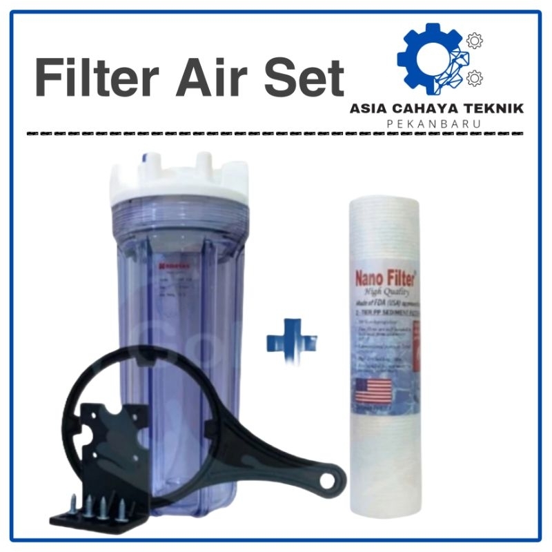 Jual Housing Water 10" Saringan Tabung Botol Filter Penyaring Air 10 ...