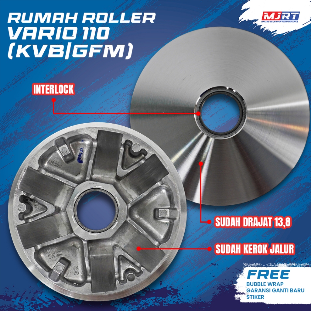 Jual RUMAH ROLLER BEAT SCOPY FI STATER KASAR PULLEY BEAT SCOPY VARIO ...