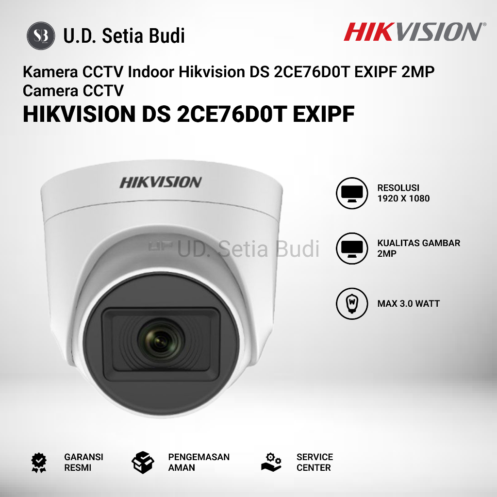 Jual CCTV Indoor Hikvision DS 2CE76D0T EXIPF 2MP | Shopee Indonesia