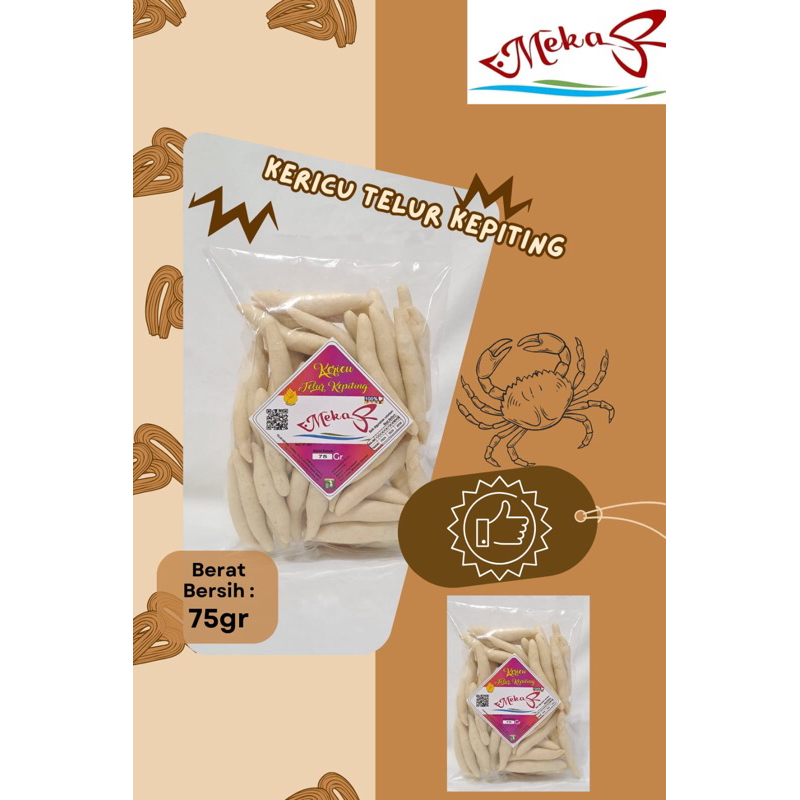 Jual Kericu telur kepiting (65 gram) | Shopee Indonesia
