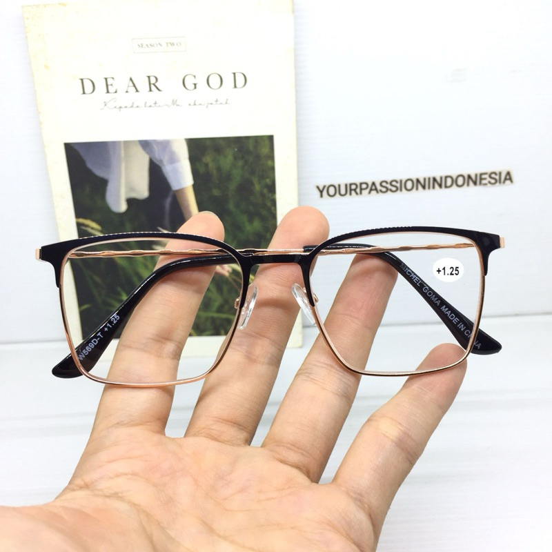 Jual DW569 Kacamata Baca Cowok Cewek +1.00 sd +3.00 Kacamata Baca Frem ...