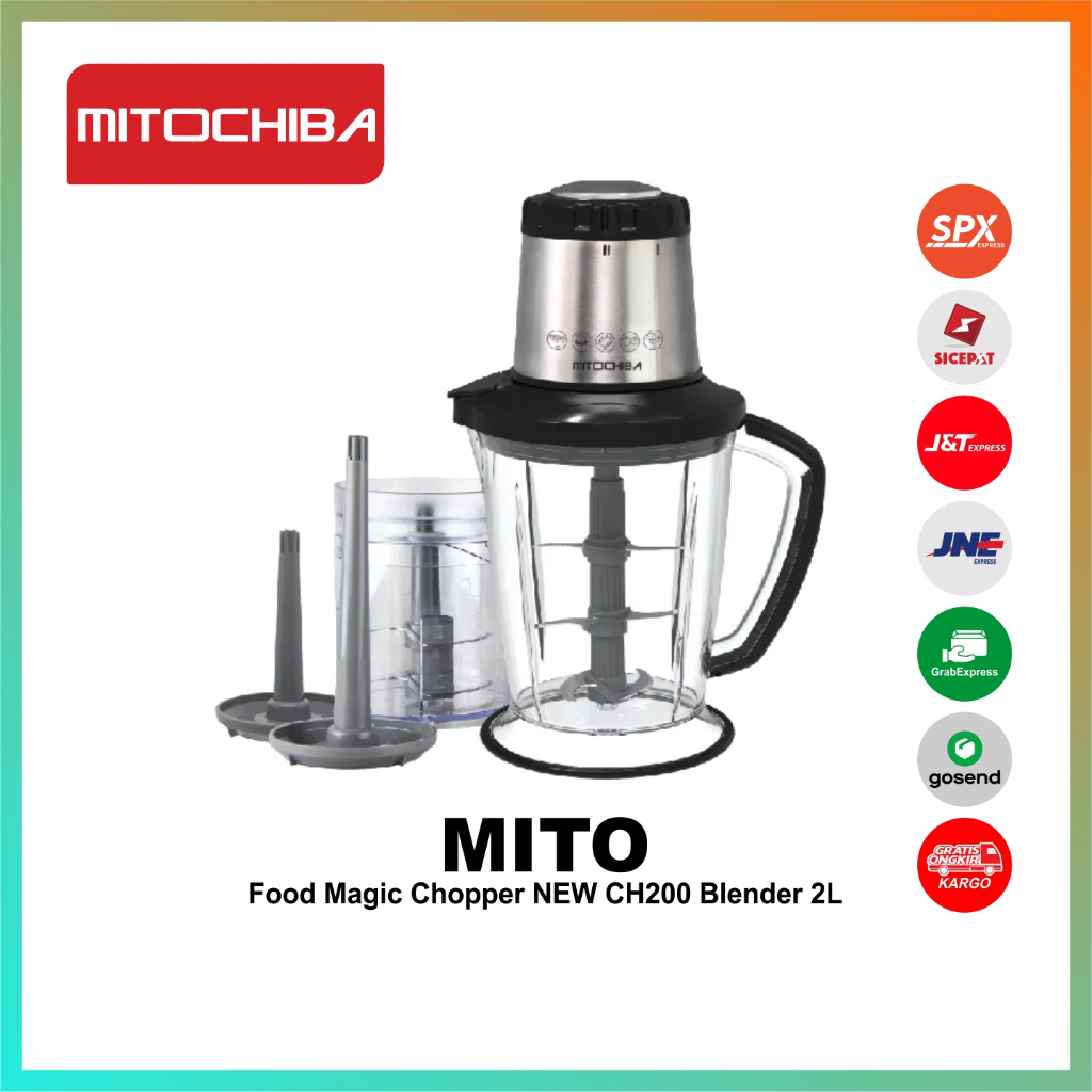 Jual MITOCHIBA Food Magic Chopper NEW CH200 Blender 2L | Shopee Indonesia