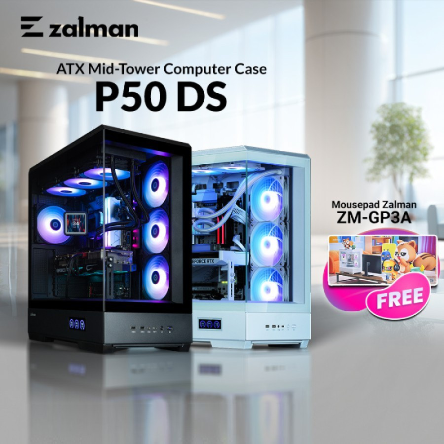 Jual Casing Zalman P50 DS | ATX Mid-Tower Computer Case - Free 4FAN ...
