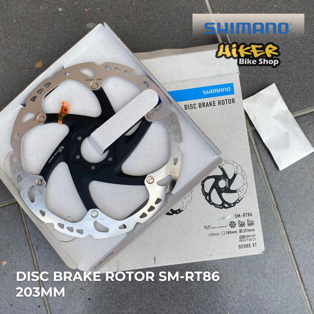 Jual DISC BRAKE ROTOR SHIMANO XT SM-RT86 203MM 6 BOLT ICETECH E-BIKE RATED MADE IN JAPAN ...