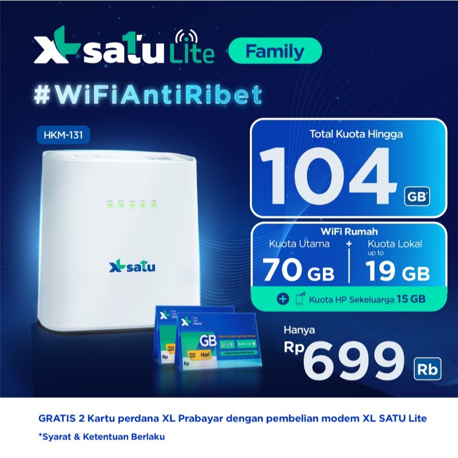 Jual HKM XL Satu Lite Family HKM-131 XL Modem WIFI Router 4G LTE Unlock All Operator | Shopee ...