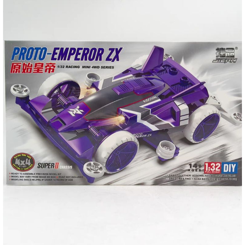 Jual Tamiya Replika Mini 4wd Merk Jiepin Proto Emperor ZX | Shopee ...